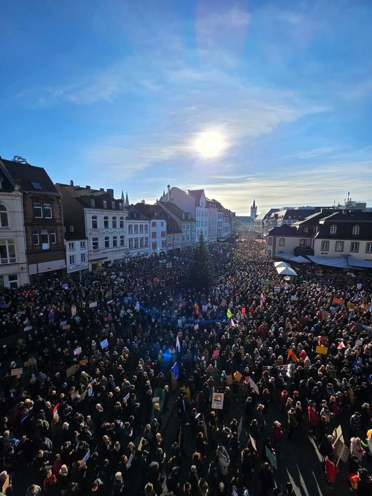 Mass mobilisation against the far right AfD party in Germany ...
